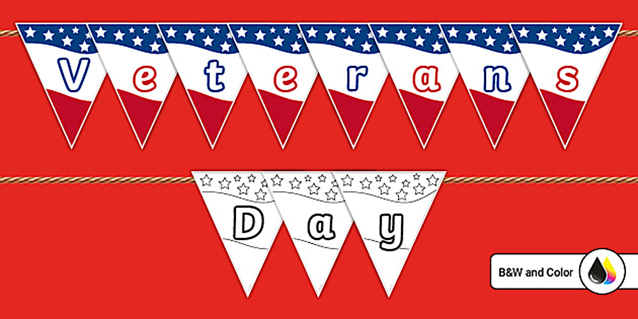 DIY Veterans Day Decorations and Bunting | Twinkl USA