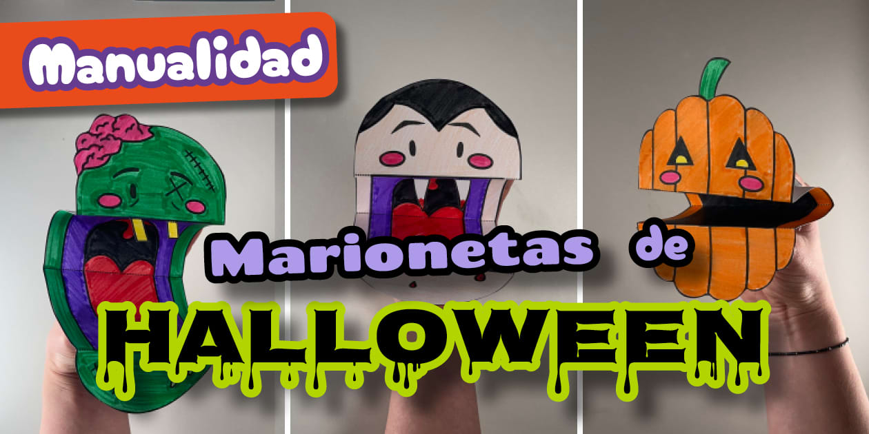 Manualidad: Marionetas de Halloween - Twinkl Crafts