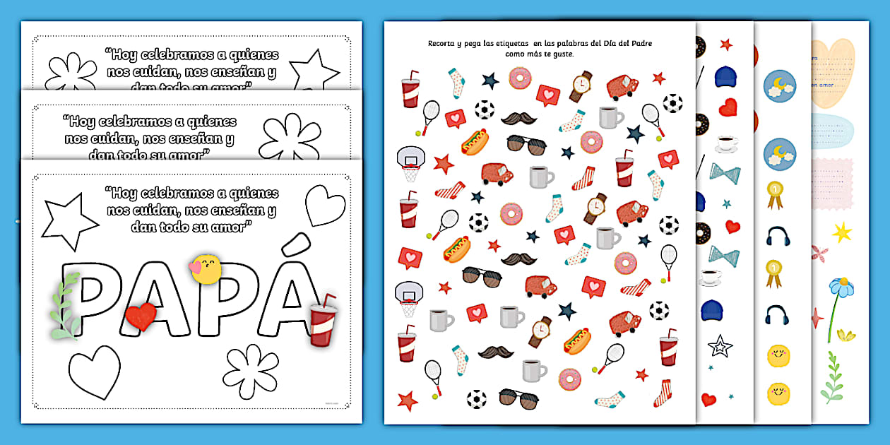 Palabras del día del Padre (Hecho por educadores) - Twinkl