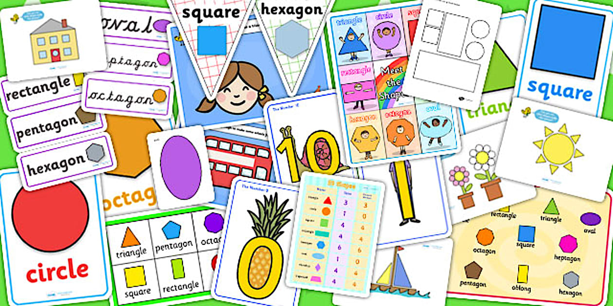 2D Shape Resource Pack (teacher made) - Twinkl