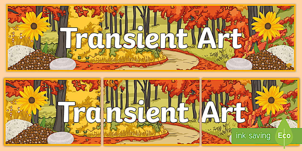 👉 Transient Art Display Banner - Art Appreciation Display Banner