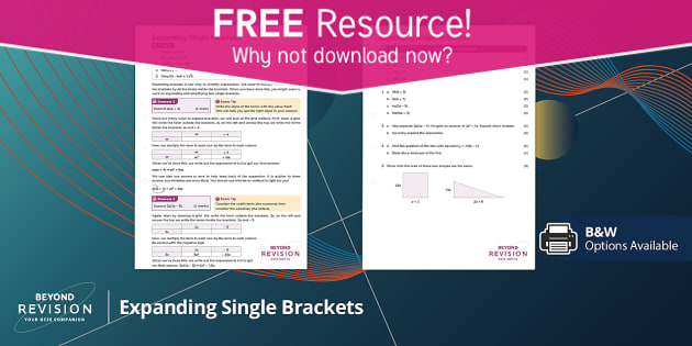 FREE! - 👉 Expanding Brackets Revision | GCSE Maths | Beyond
