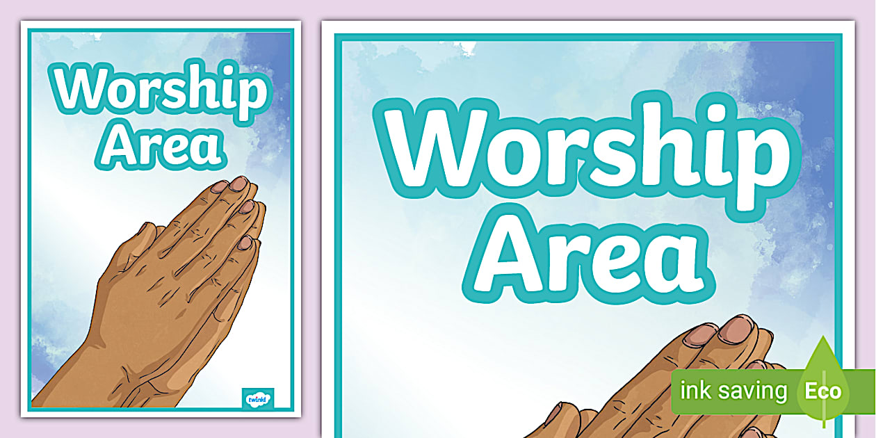 Worship Area Display Poster - Twinkl - KS2 (teacher made)