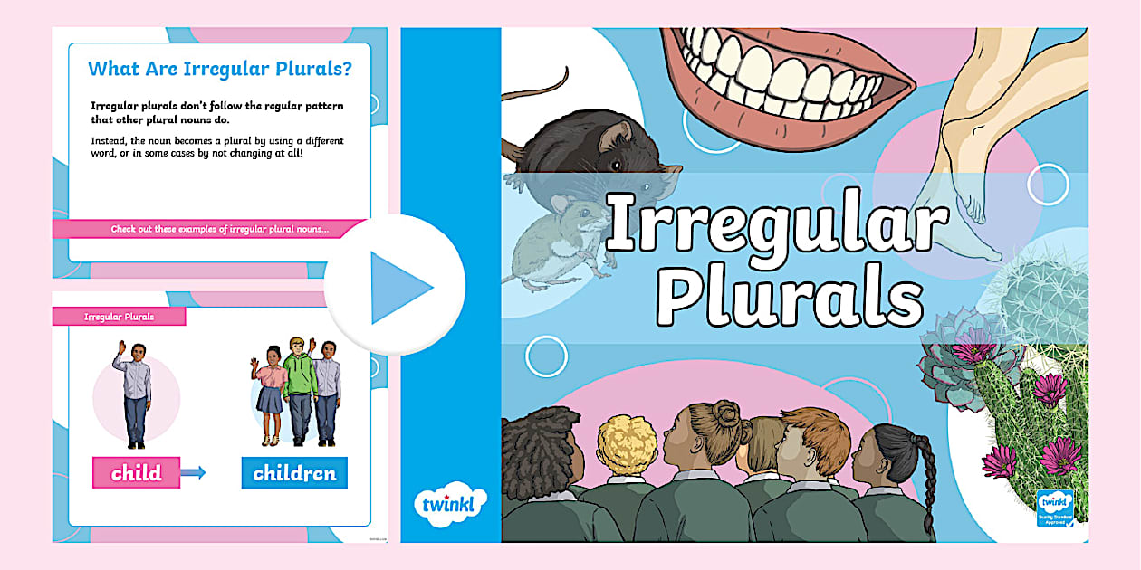 Irregular Plurals Presentation (teacher made) - Twinkl