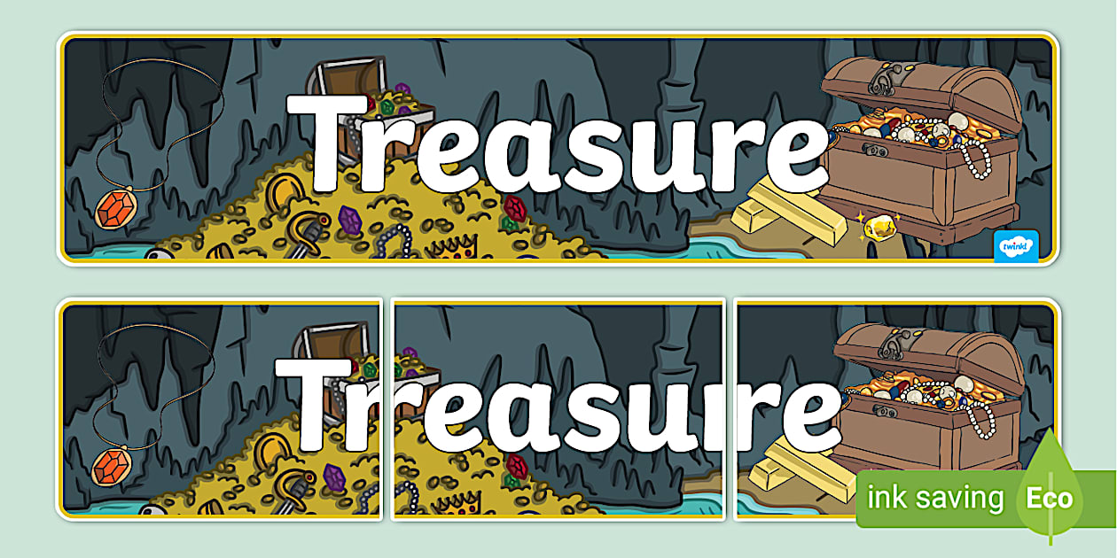 Treasure Display Banner (teacher made) - Twinkl