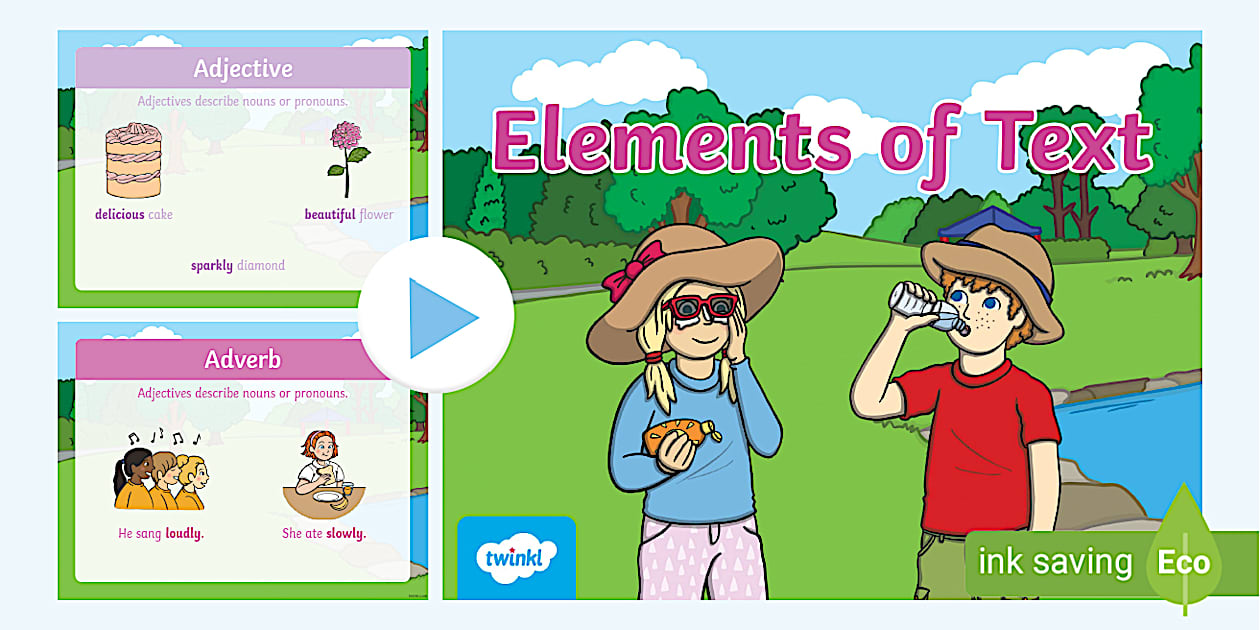 Elements of Text PowerPoint-elements of text, powerpoints, text powerpoint,