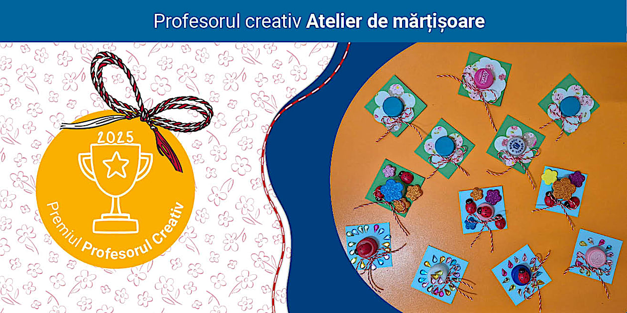 Mărțișoare eco – Atelier de mărțișoare 2025