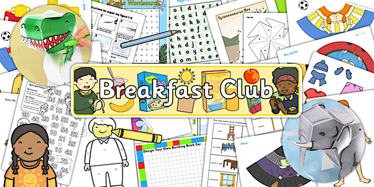 Breakfast Club Activity Pack (teacher made) - Twinkl