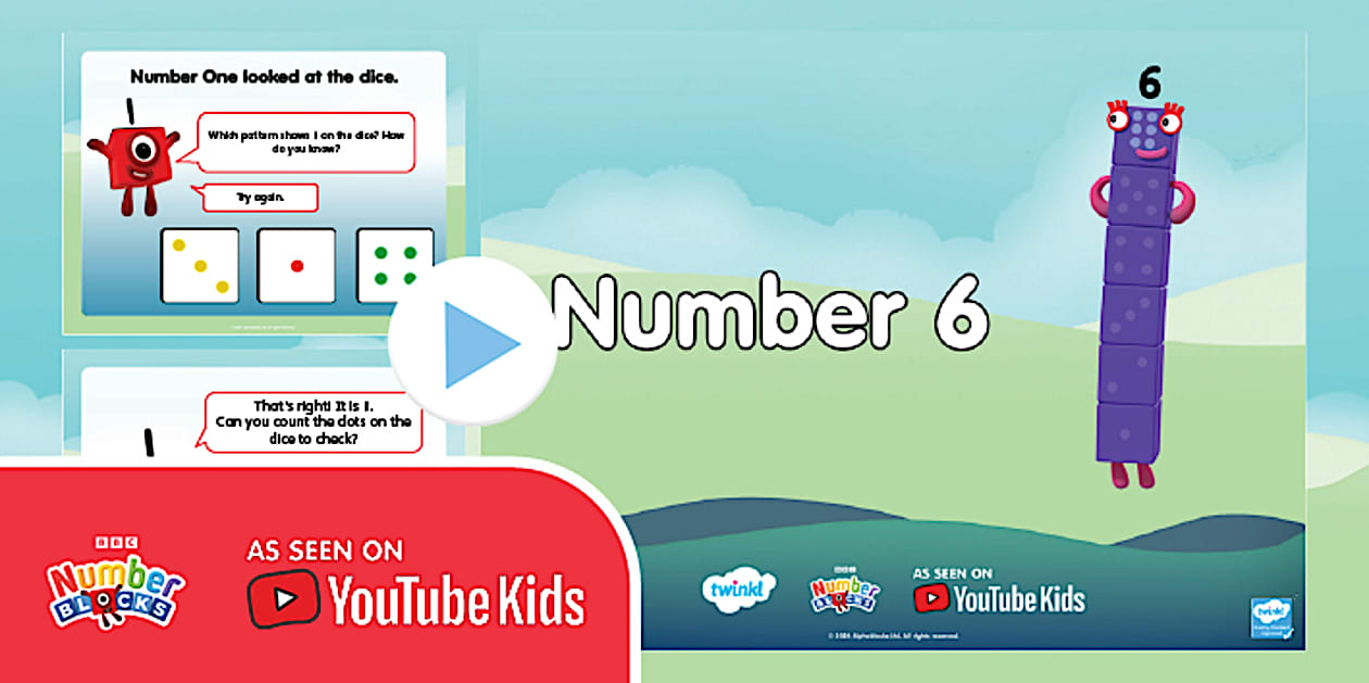 Numberblocks: Number 6 in the Mix PowerPoint (teacher made)