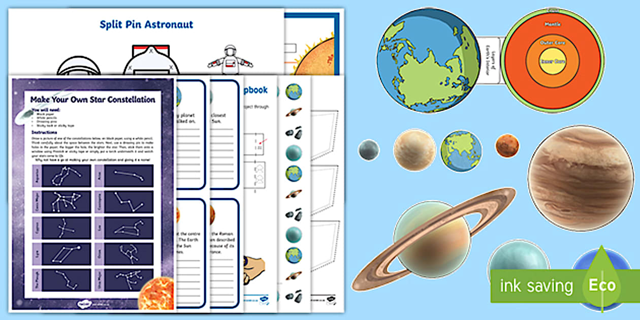 Solar System Lapbook (teacher made) - Twinkl