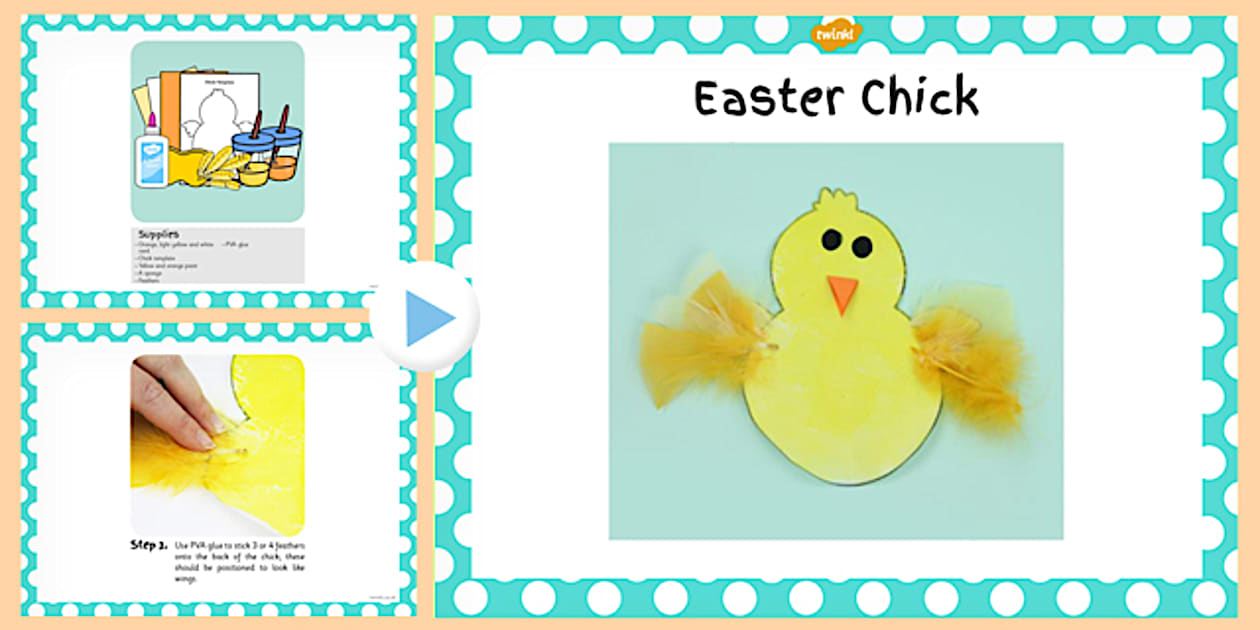 Chick Craft PowerPoint (teacher made) - Twinkl