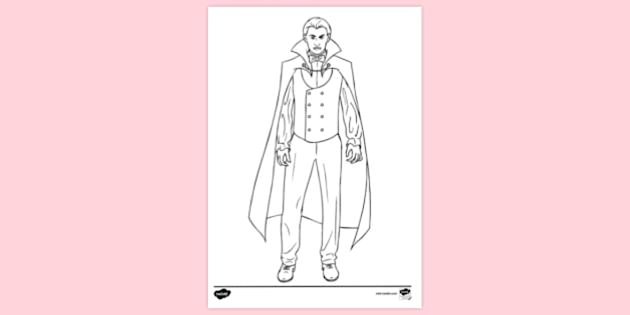 Horror Colouring Page | Colouring Sheets (teacher made)