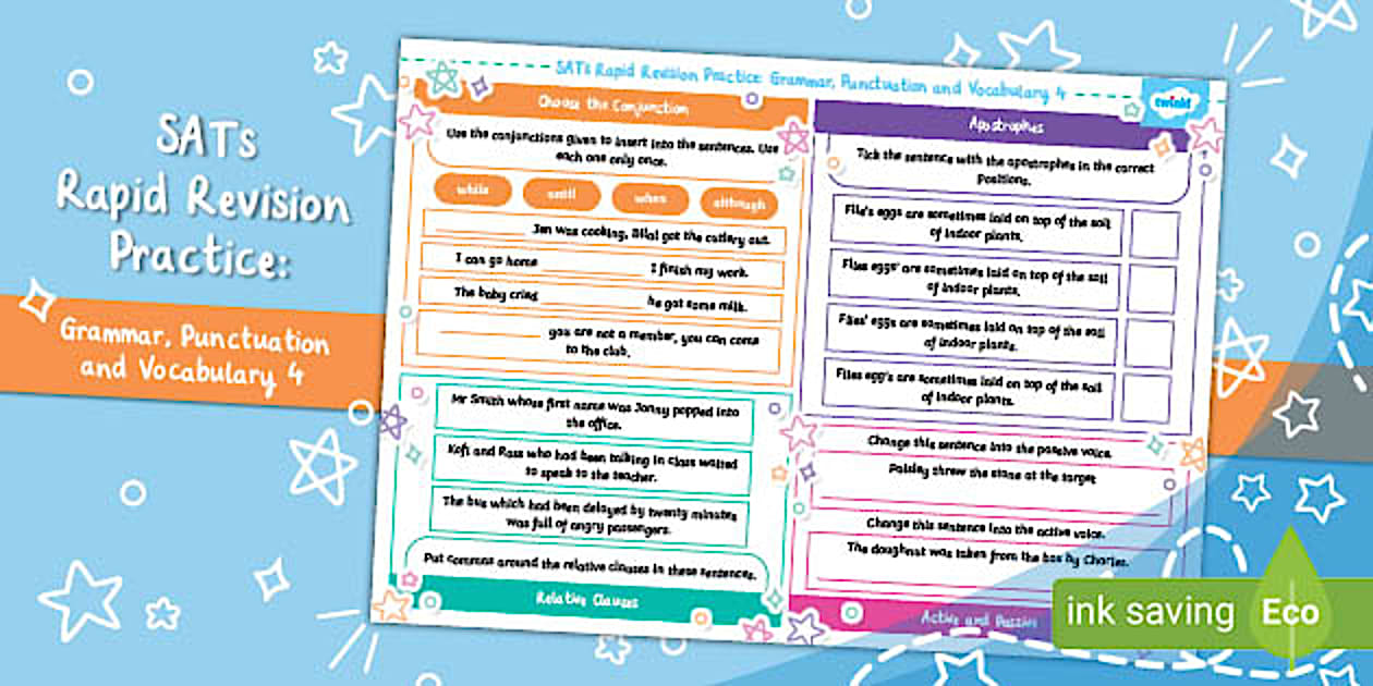 SATs Rapid Revision: Grammar, Punctuation and Vocabulary 4