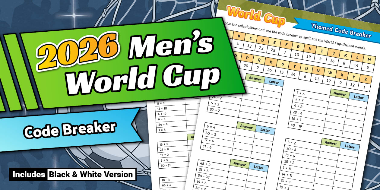 World Cup-Themed Code Breaker