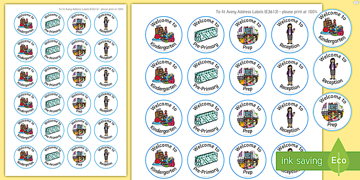 Editable Welcome Stickers (Teacher-Made) - Twinkl