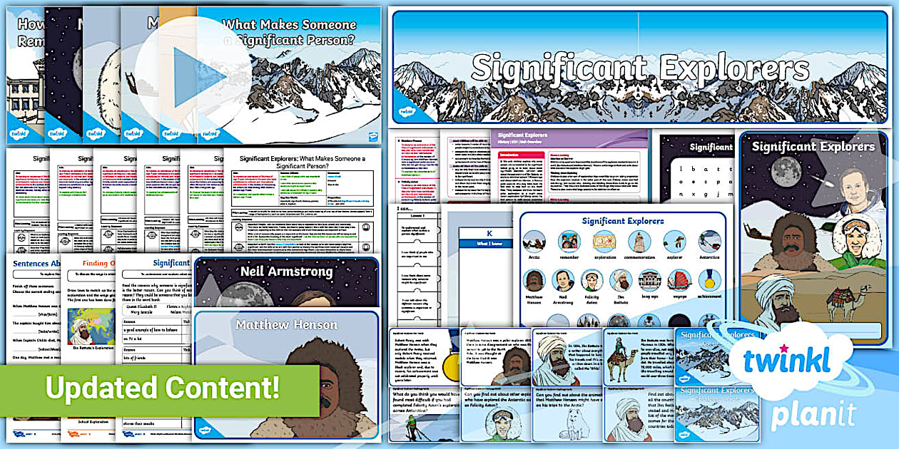 History: Significant Explorers Unit Pack (teacher made)