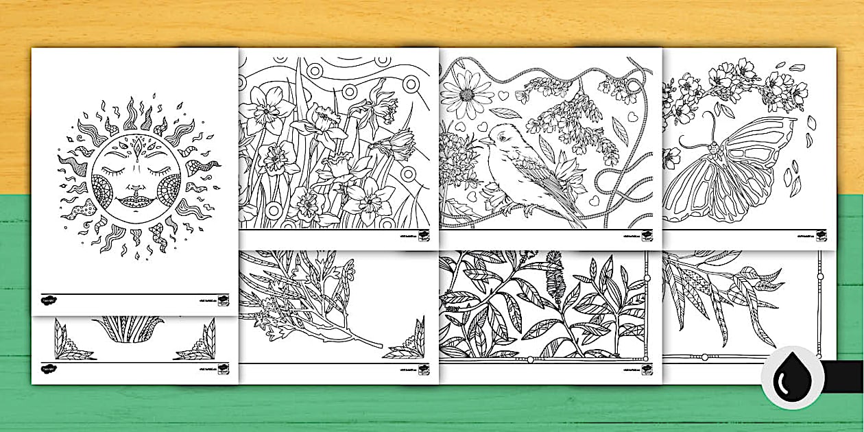 Spring Season Colouring Pages - Celebrate Spring’s Beauty