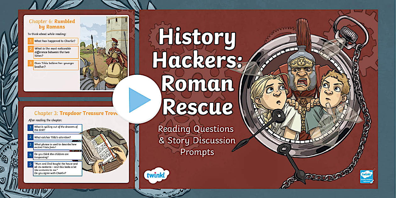 KS2 Ancient Romans Story 'History Hackers: Roman Rescue' Guided Reading