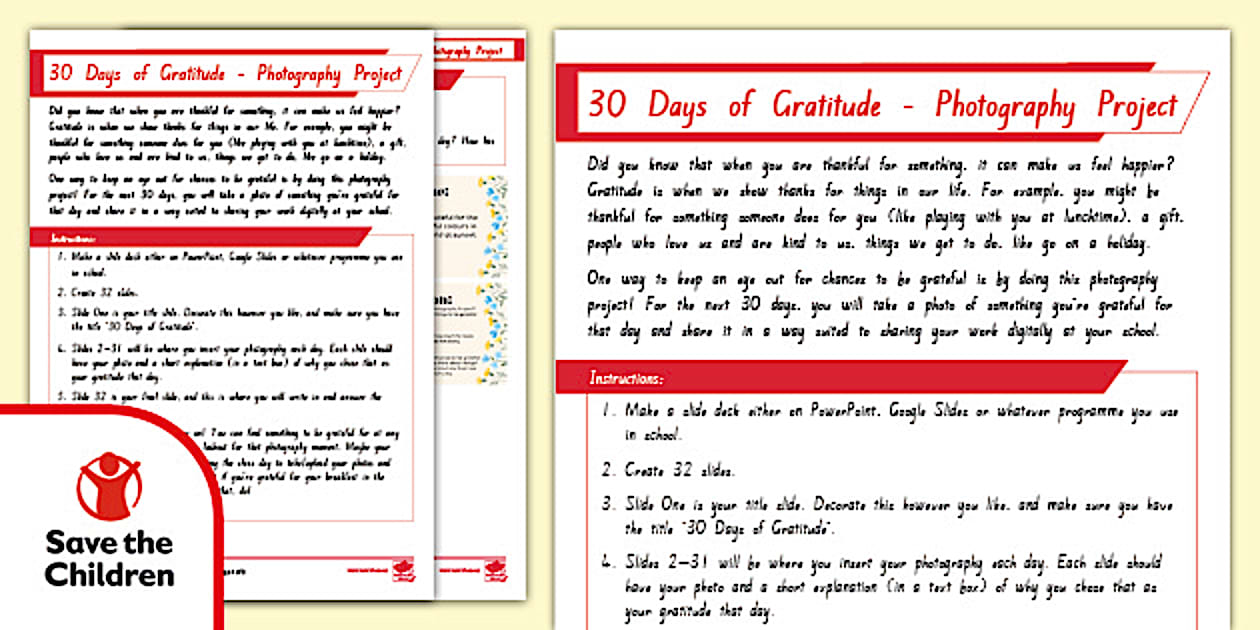 A Month of Mindfulness: Gratitude Photography Project