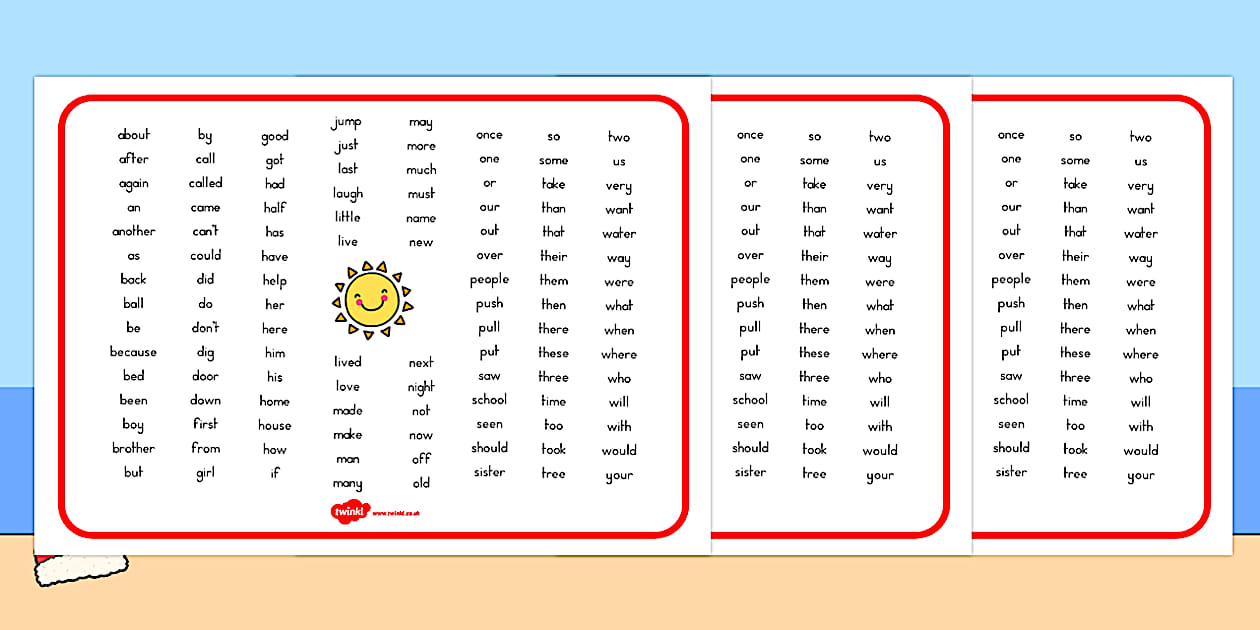 SA Christmas Themed Word Mat (teacher made) - Twinkl