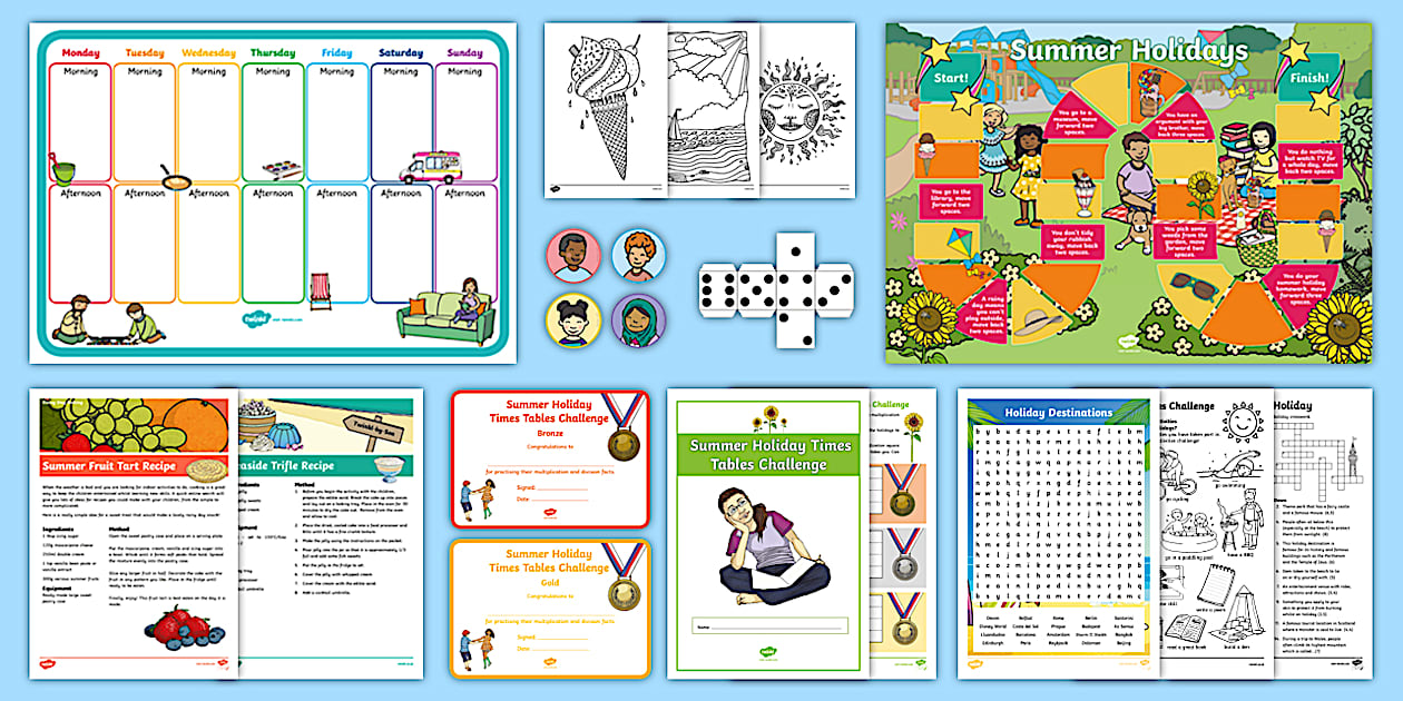 Summer Activities for Kids - Holiday Resource Pack - Twinkl