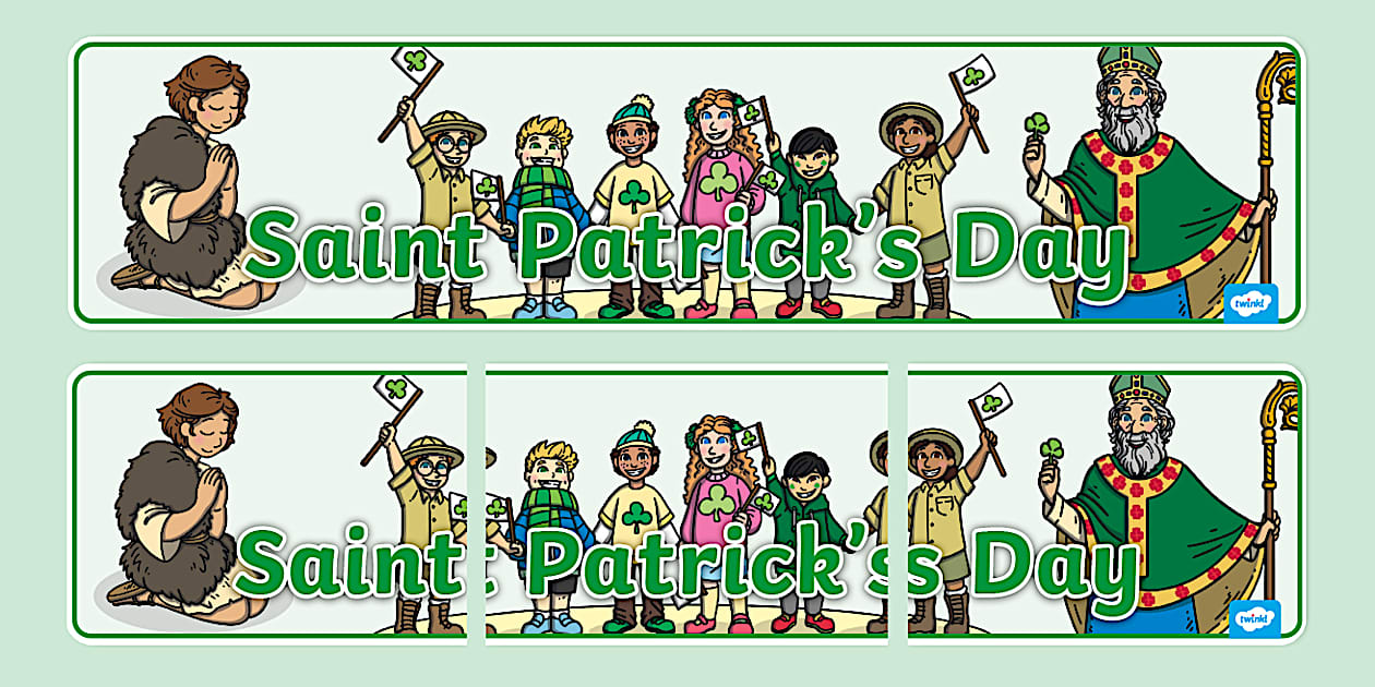 Saint Patrick's Day Display Banner (teacher made) - Twinkl
