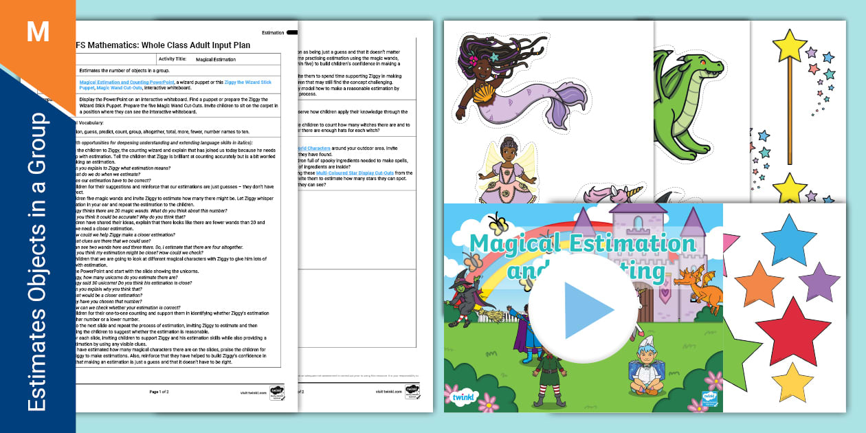 Magical Maths Estimation and Counting Plan and Pack | Twinkl