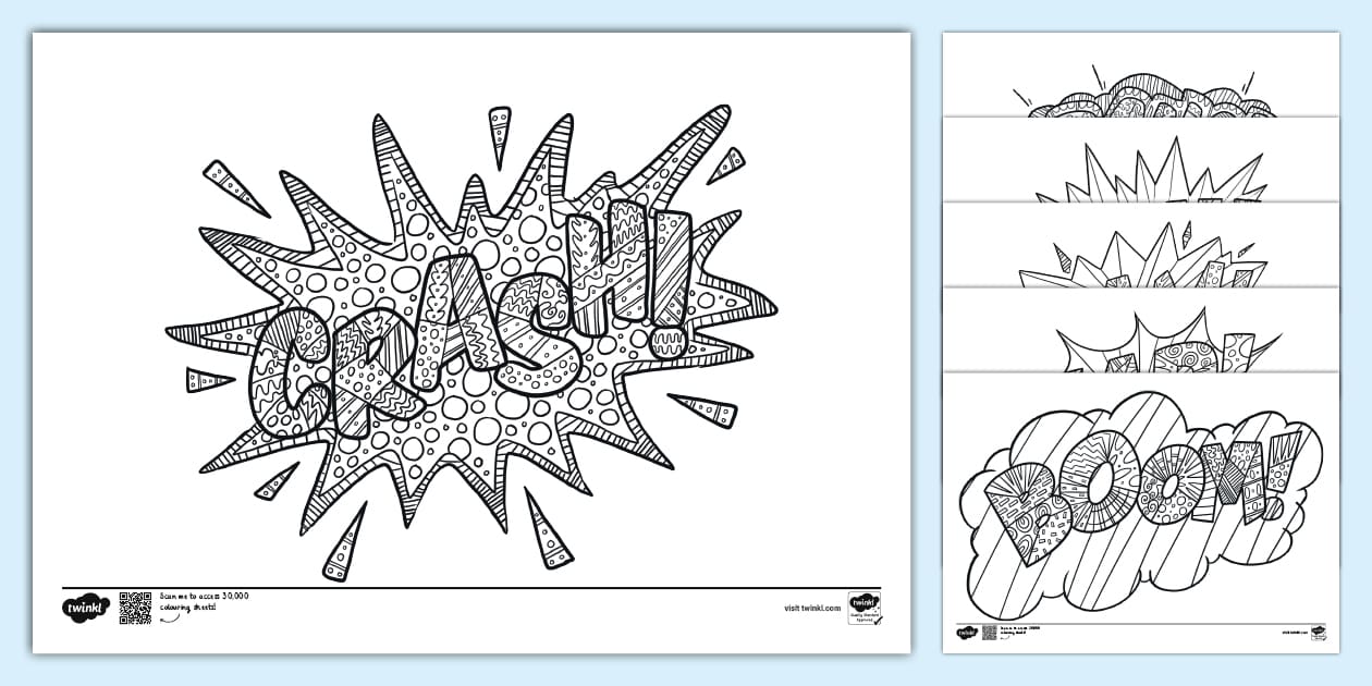 Superhero Mindfulness Colouring Pages - Twinkl