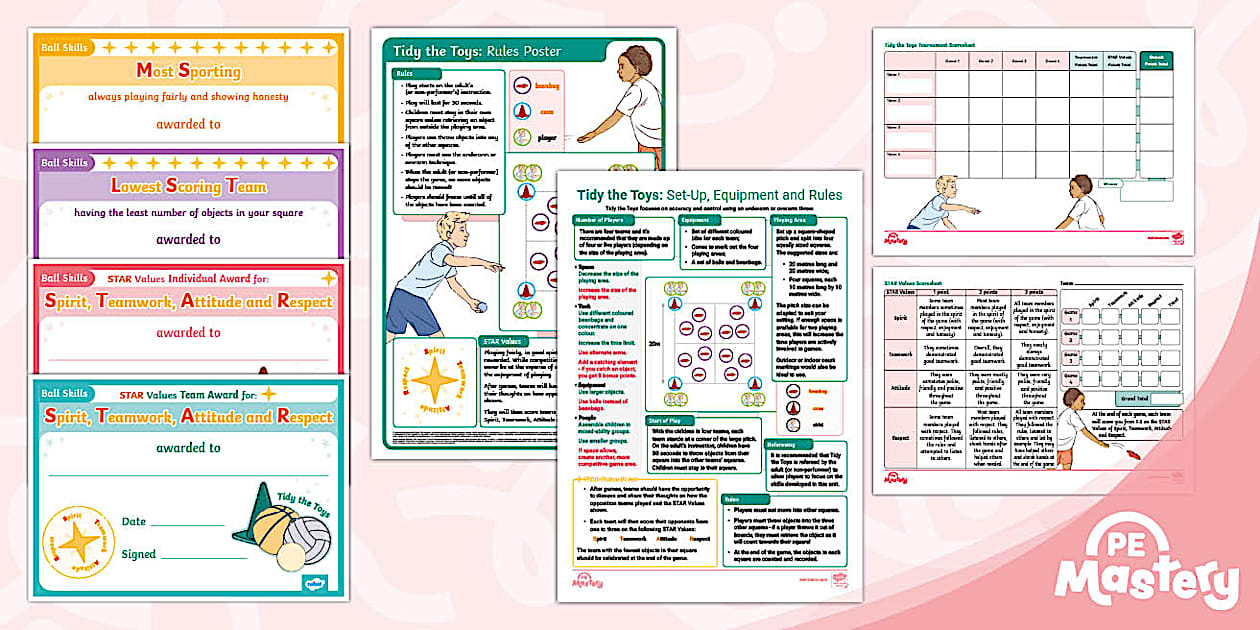 First Class Ball Skills Intra-School Competition Pack
