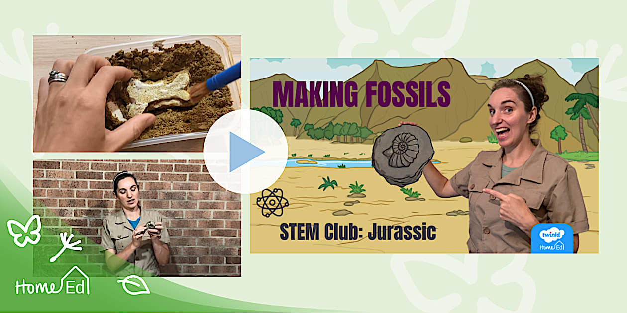 Making fossils (teacher made) - Twinkl