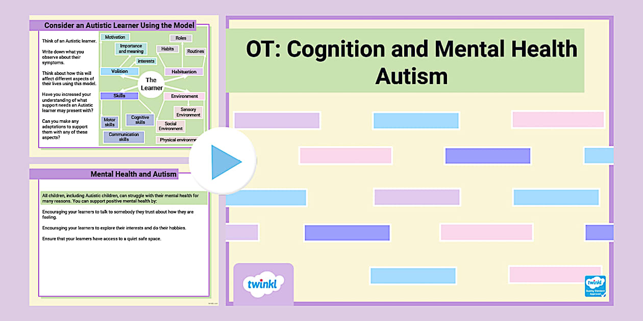 OT: Cognition and Mental Health Autism (teacher made)