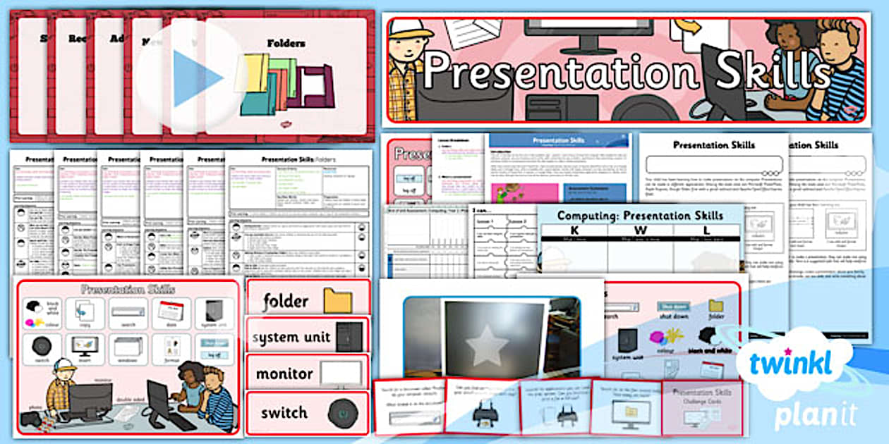 Computing: PowerPoint Presentation Skills Year 2 Unit Pack