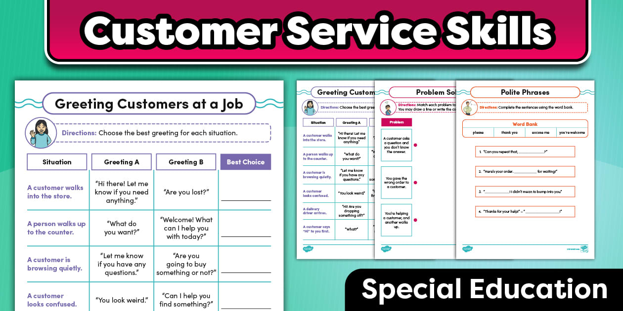 Life Skills: Customer Service Skills for Older Learners