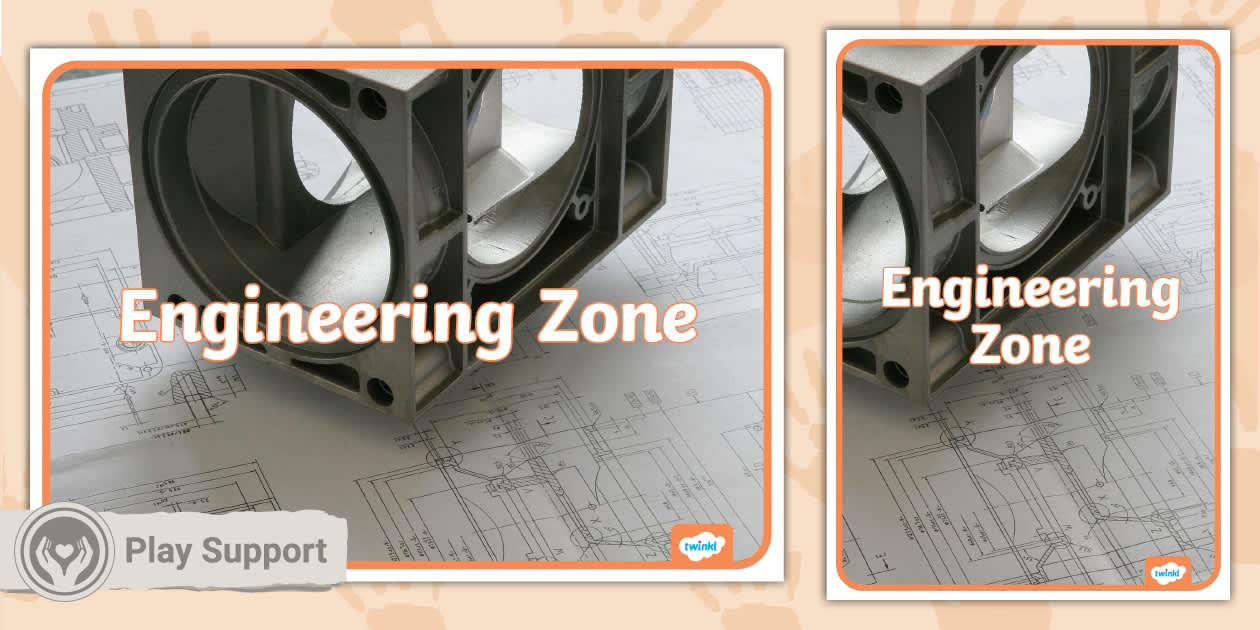 Engineering Zone Play for All Ages Photo Display Poster