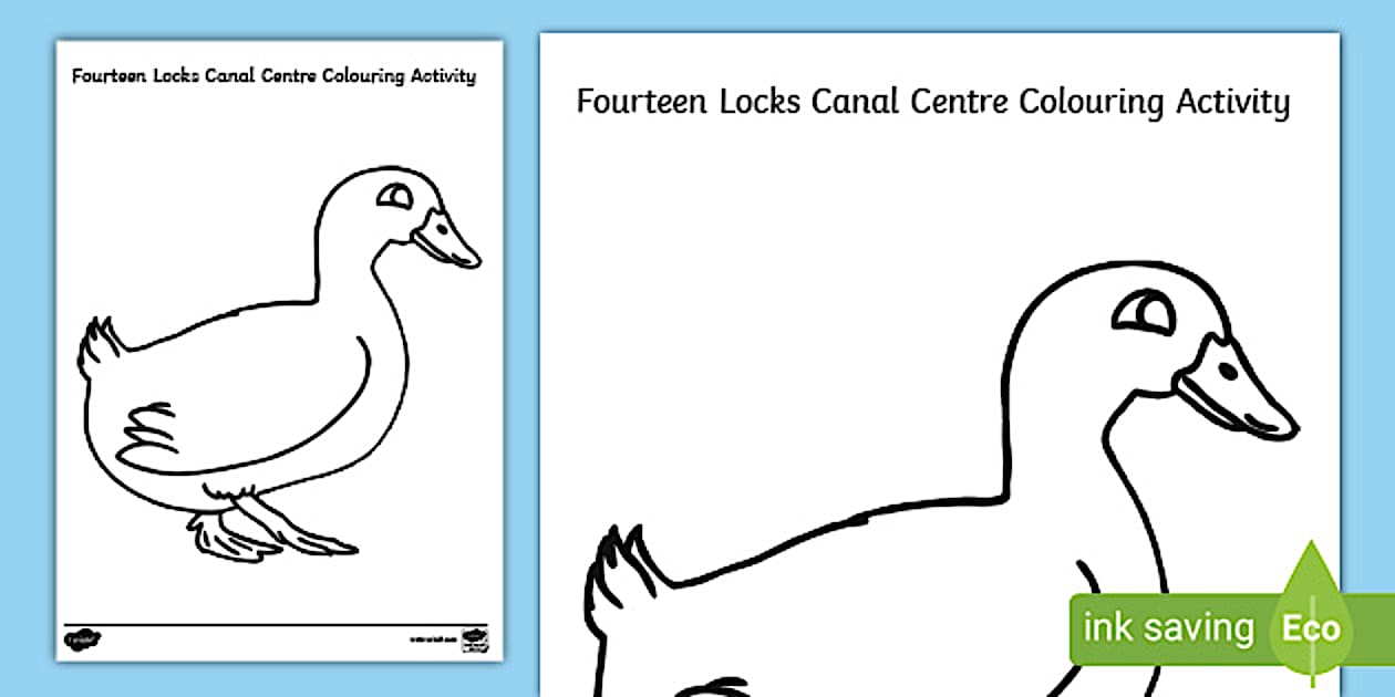 14 Locks Canal Centre Colouring Activity | Twinkl - Twinkl