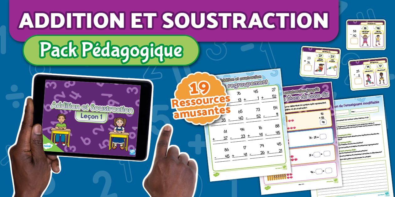 Grade 2 Addition and Subtraction Teaching Pack French