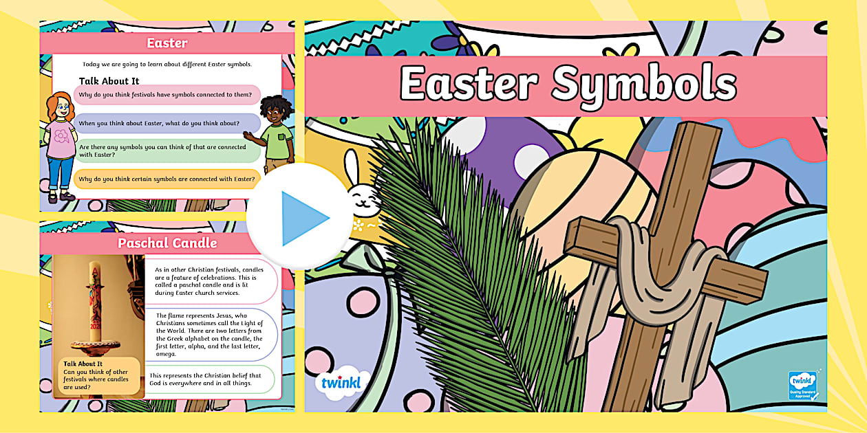 KS1 Easter Symbols PowerPoint (teacher made) - Twinkl
