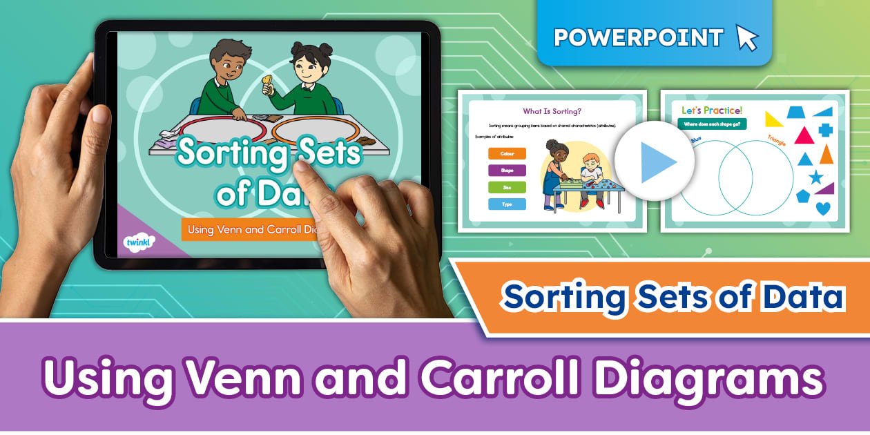 Grade 3 Sorting Sets of Data PowerPoint Lesson