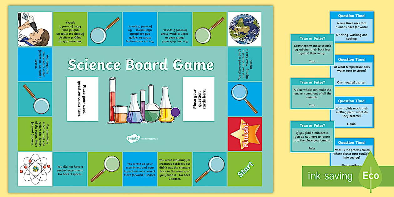 Science Board Game (teacher made) - Twinkl