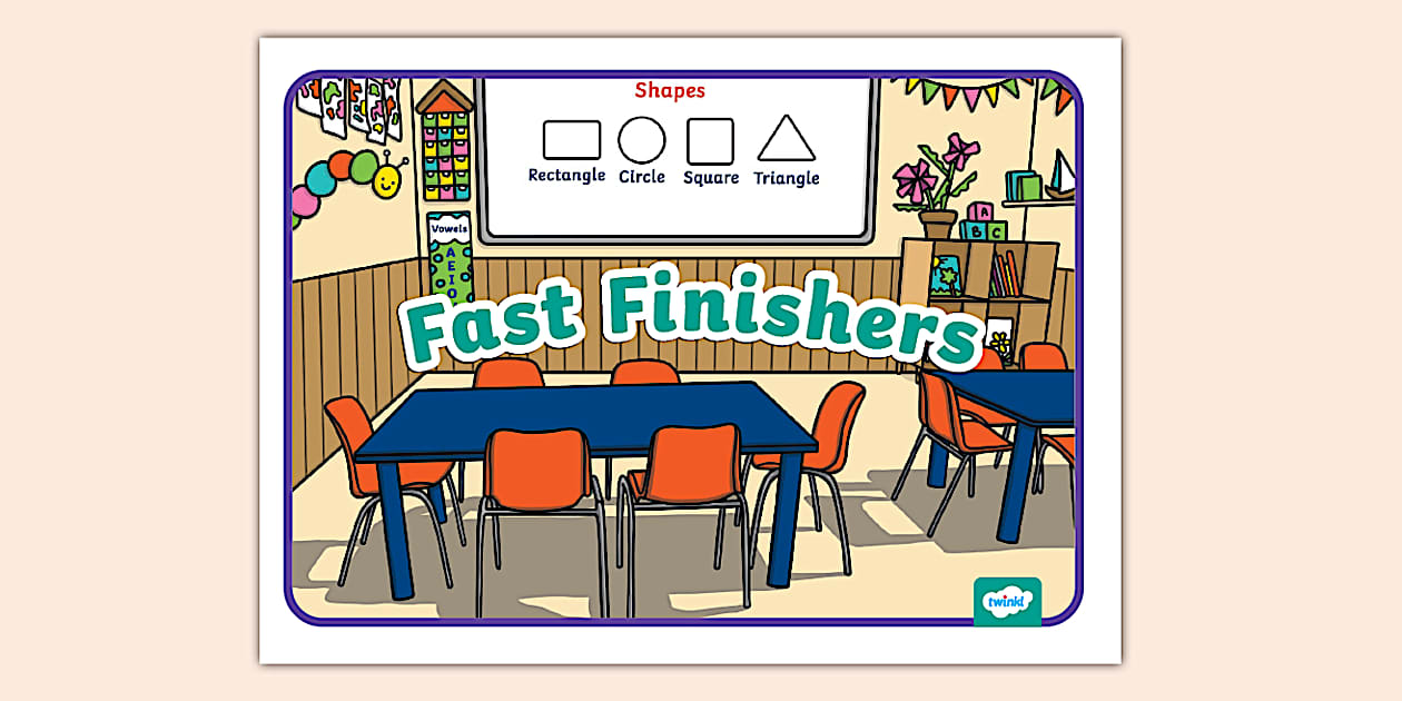 Fast Finishers Display Poster (Teacher-Made) - Twinkl