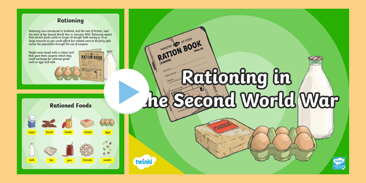 Rationing in the Second World War PowerPoint (teacher made)