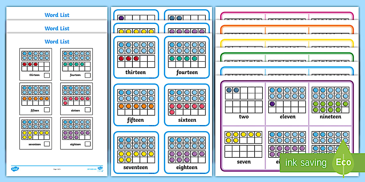Editable Double Tens Frame 1 - 20 Bingo (teacher made)