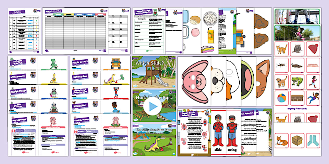 Twinkl Phonics 'The Park' - Level 1 Week 26 Pack