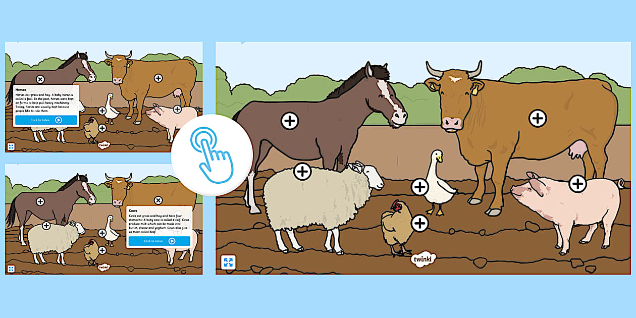Interactive Farm Games - KS1 - Twinkl Go! (teacher made)