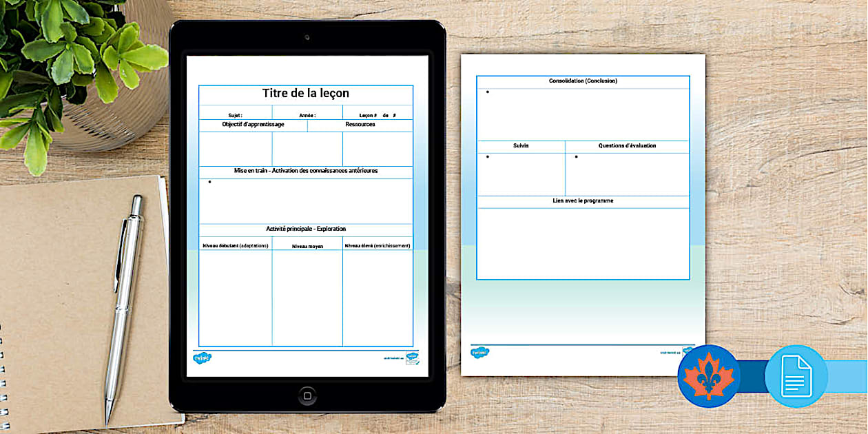 Lesson Plan Template for Ontario | Twinkl CA - Twinkl