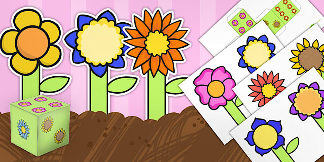 Number Flowers Game Pack (teacher made) - Twinkl
