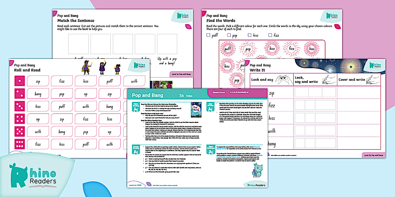 Level 3a Pop and Bang: Guided Reading Pack (teacher made)