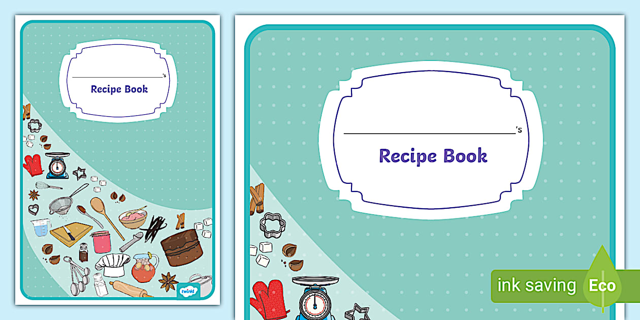 Recipe Book Cover Template