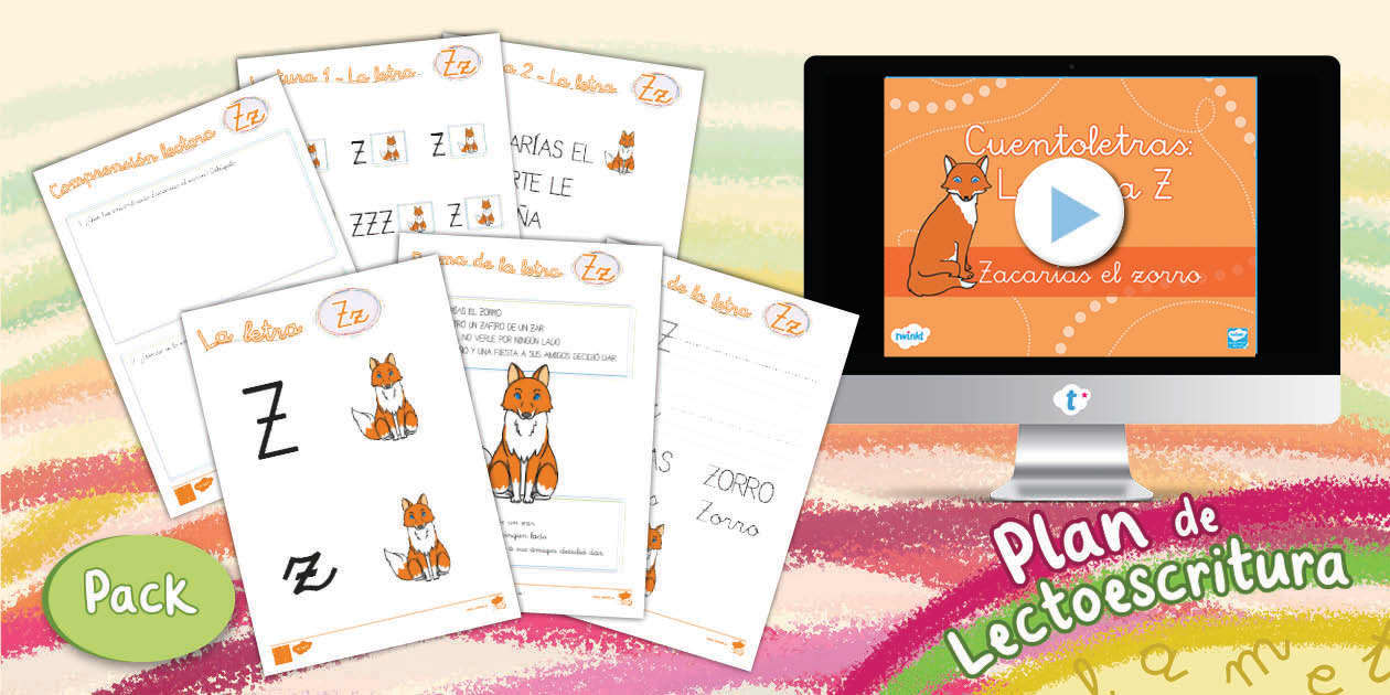 Pack de recursos: Plan de lectoescritura - La letra Z