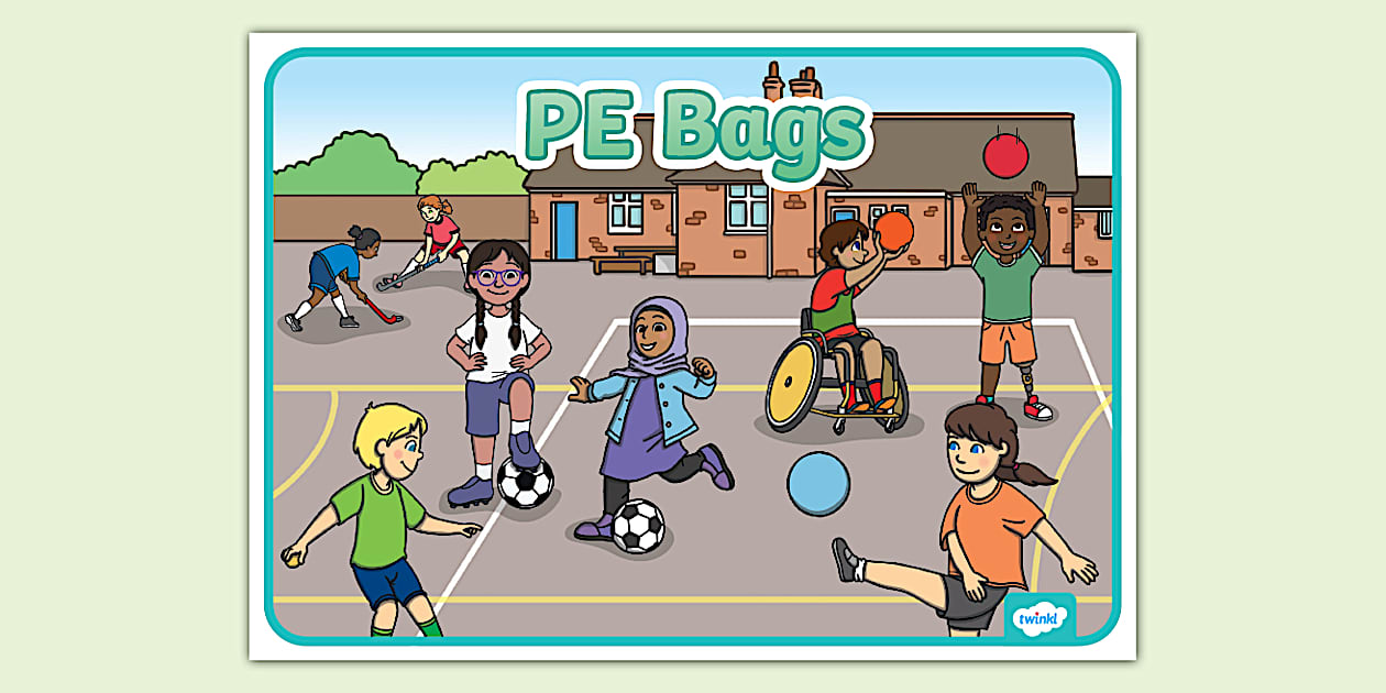 PE Bags Display Poster (teacher made) - Twinkl